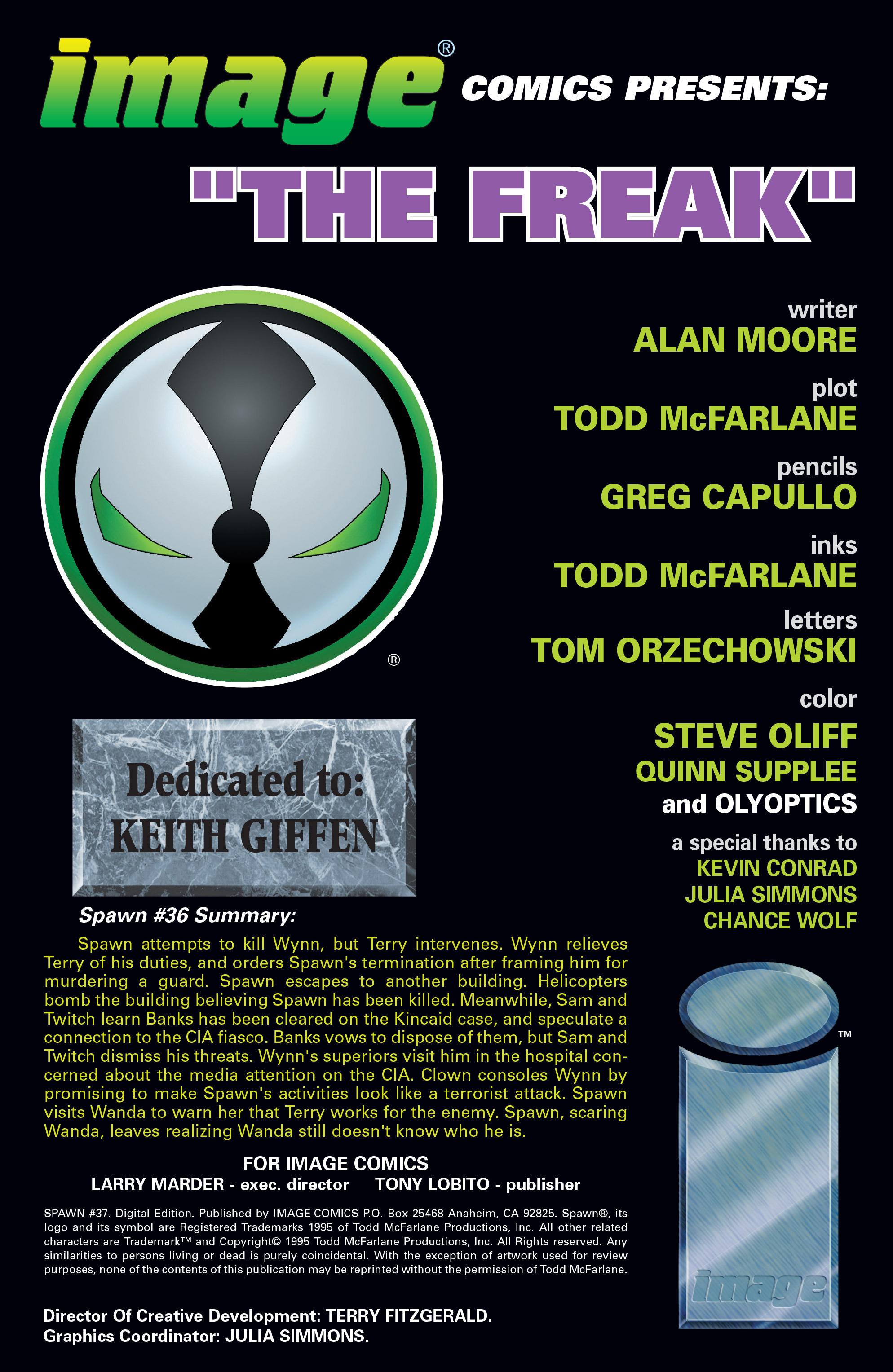 Read online Spawn comic - Issue #37