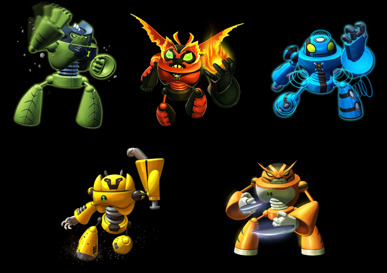 BEN 10 A.M.: nuevos robots (ACTUALIZADO)