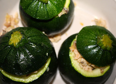 Addicted to Cooking: Stuffed Round Zucchini