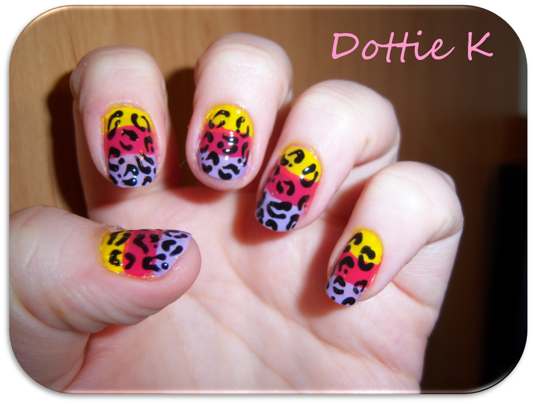 Kimtopia: Stripey Leopard Print NOTD