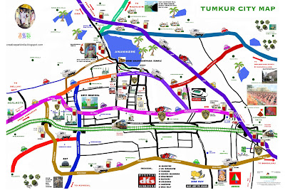 creative park: TUMKUR CITY MAP 2010