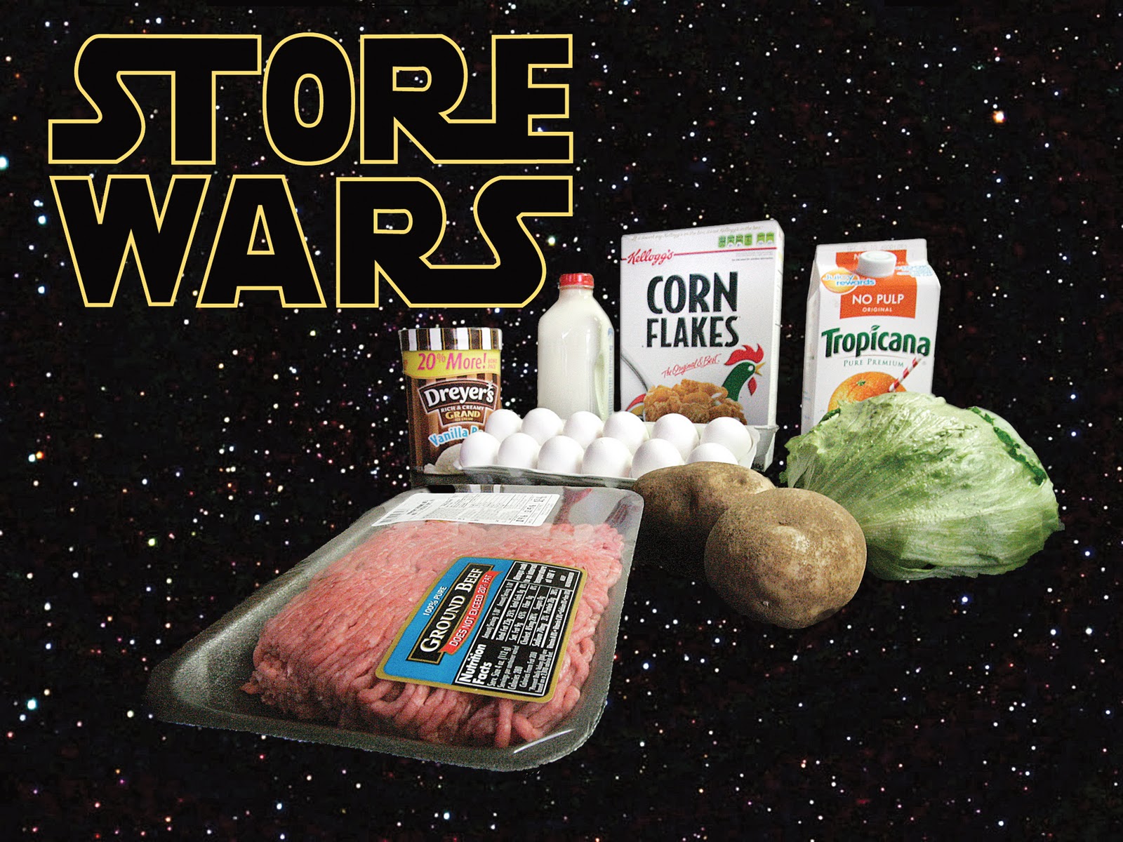 Snapshots: The Force is strong with this potato...