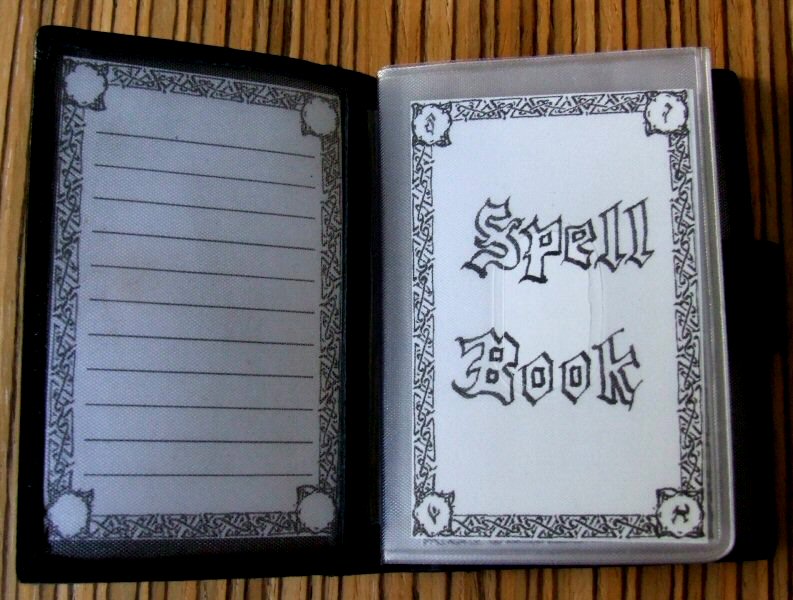 Oubliette Magazine: Magic-User Spell Book & Spell Cards