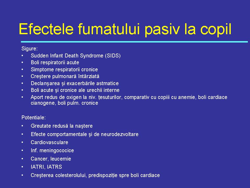 Lasa-te de fumat!: Fumatul pasiv şi sănătatea