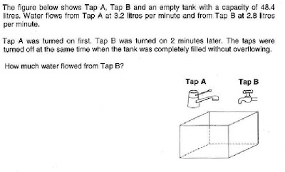 PSLE Maths: PSLE 2009 Volume Question
