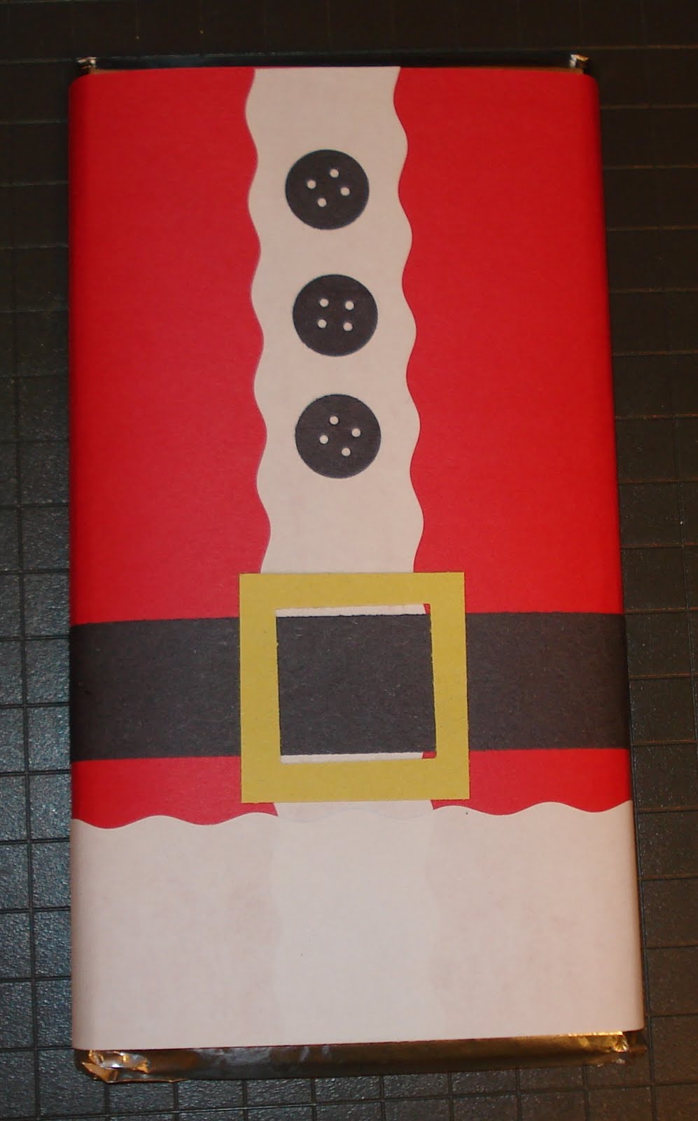 Kim's Korner: Santa Suit Candy Bar Wrapper