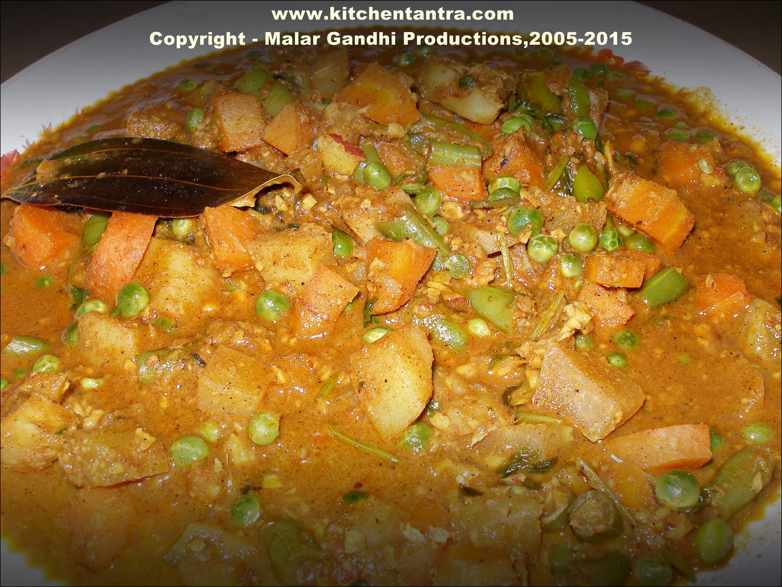 Veg Chettinad Korma / Vegetable Chettinad / Veg Chettinad Curry ...