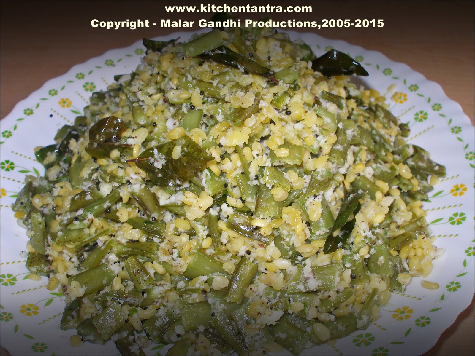 Cluster Beans Stir-fry/ Kothavarankai Poriyal / Kothavarangai Thoran ...