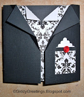 Inspirational Tips, Techniques & Tutorials: Men's Shirt Card Tutorial