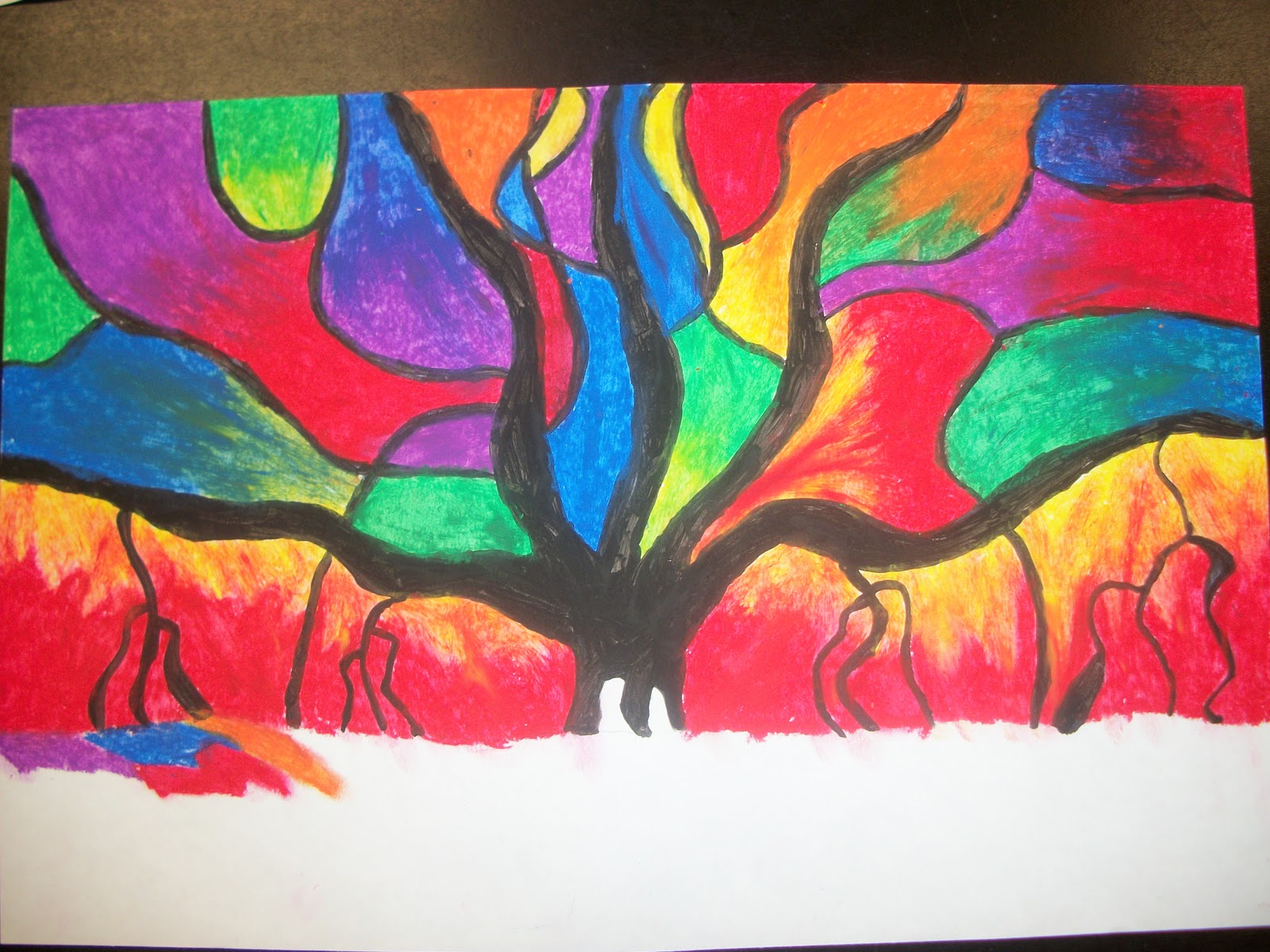 Inside Alta Loma's ART Room: Banyan Trees with 7th and 8th Graders