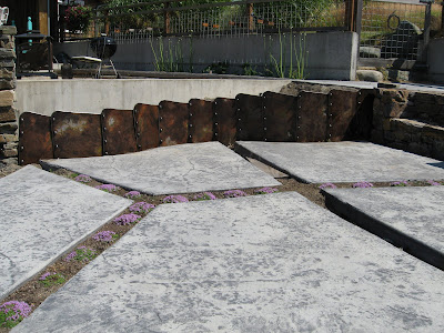 HEAVY METAL WORKS: Metal "Ship Plate" Retaining Wall