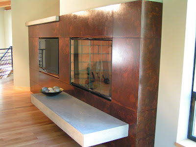 HEAVY METAL WORKS: Steel Fire Place Hearth