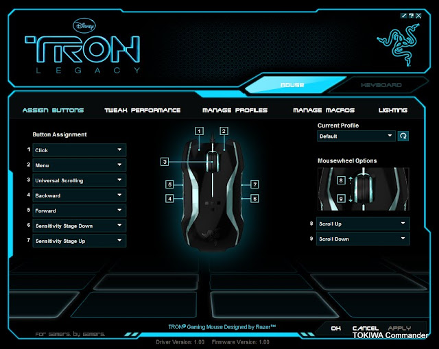 Razer TRON Legacy Gaming Mouse 買ってみた