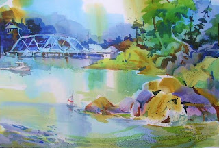 Carol Jessen's Watercolor World: October 17 - Arbitrary Color