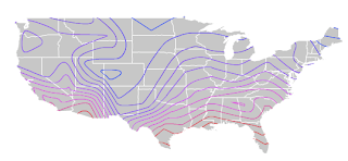 Catalog of Maps: Isoline Map