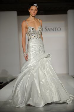 BridalEase: Ines DiSanto 2010 collection bling-alicious