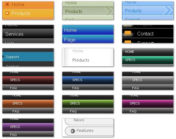 Menu en CSS en Horizontal, vertical y desplegable - CGsign Blog de Diseño