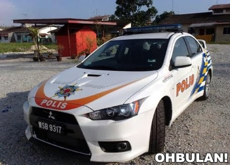 Kereta Polis Malaysia Evo X | Gambar Menarik