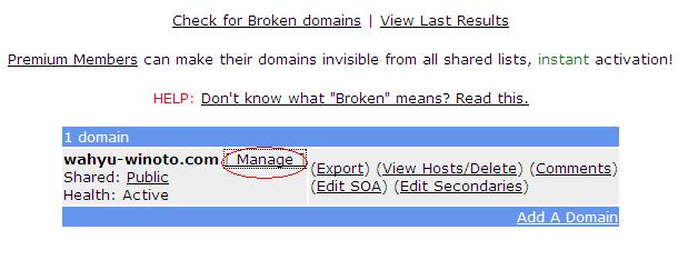 Setting DNS Gratis freedns.afraid.org (Untuk Membuat Subdomain dan ...