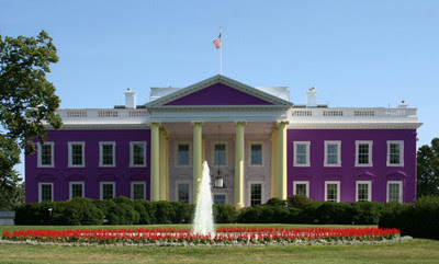 With Both Hands: The White House is Purple! SEIU Covers the Place