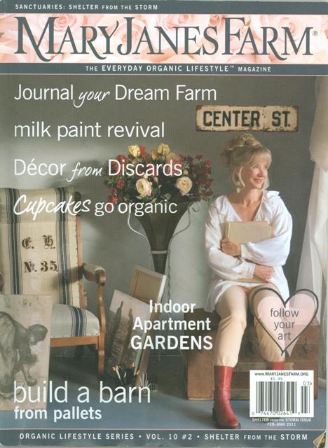 My Shabby Streamside Studio: My MaryJane’s Farm & The Bund Magazine Feature