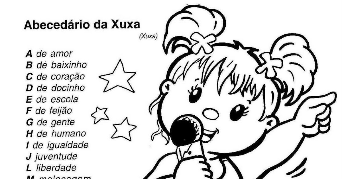 Letra De Abecedário Da Xuxa - LIBRAIN