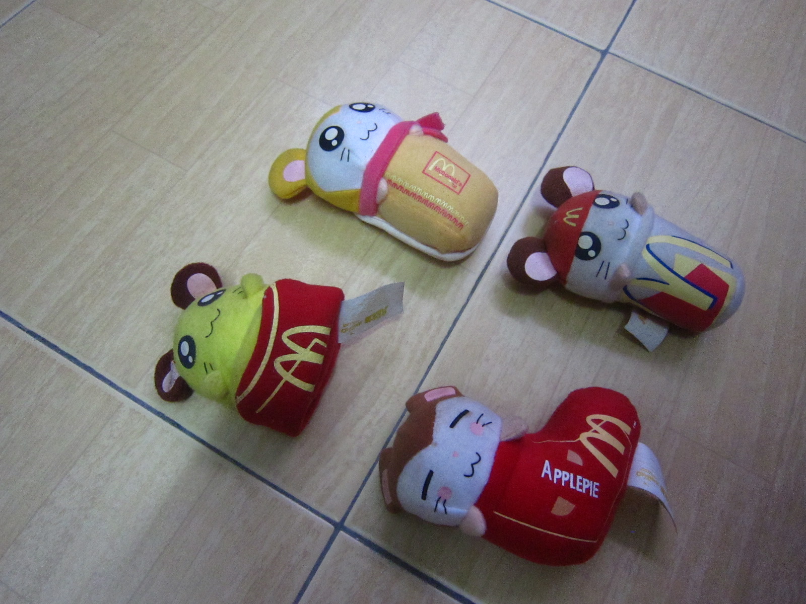 Totally Toys: Hamtaro Plushies from Happy Meal