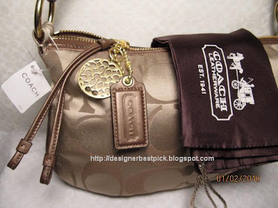 Designer Best Pick!!: COACH ALI SIGNATURE SATEEN HOBO BAG 13636 (Khaki ...