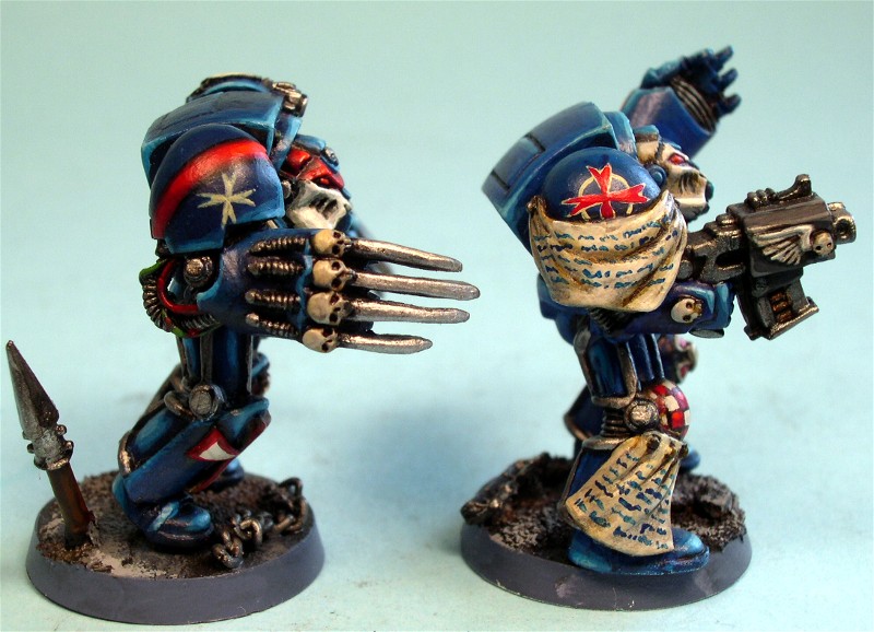 PsychosisPC's The Madhouse Workshop: More of ‘dem Blue 40k Templars…Part 1