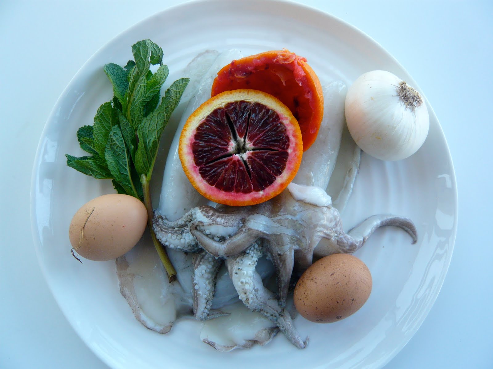 The Urban Foodie: Chargrilled Cuttlefish with Chilli and Blood Orange Aioli