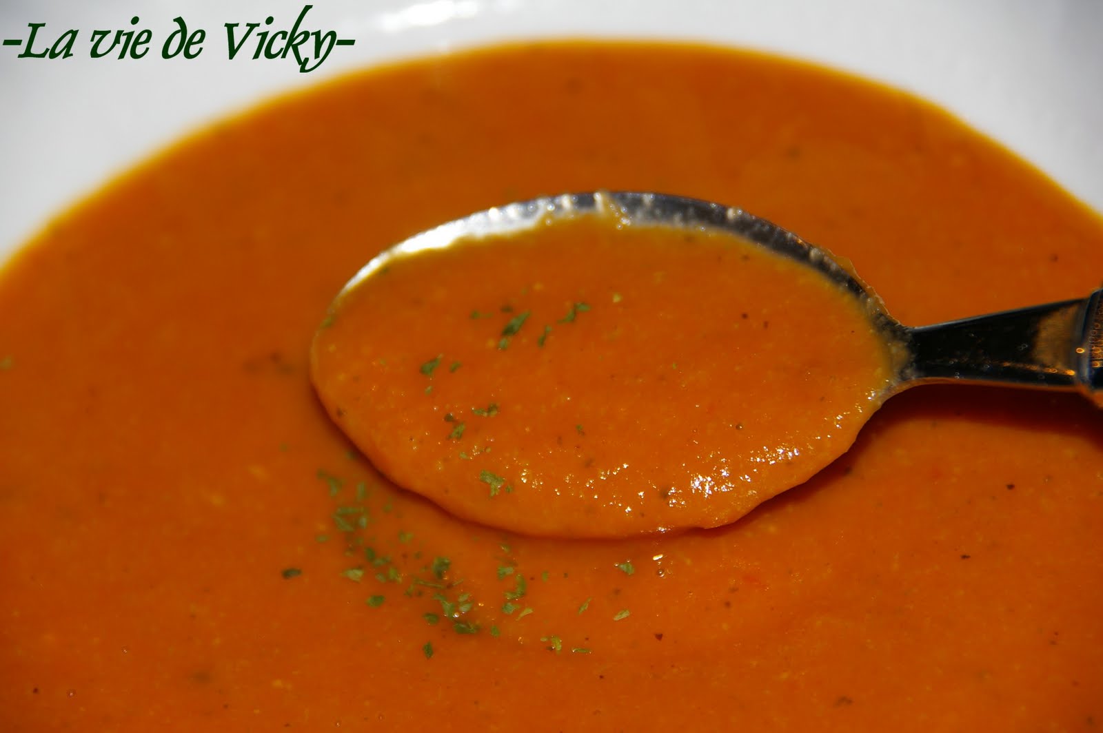 Ma petite vie!: Potage aux tomates et basilic