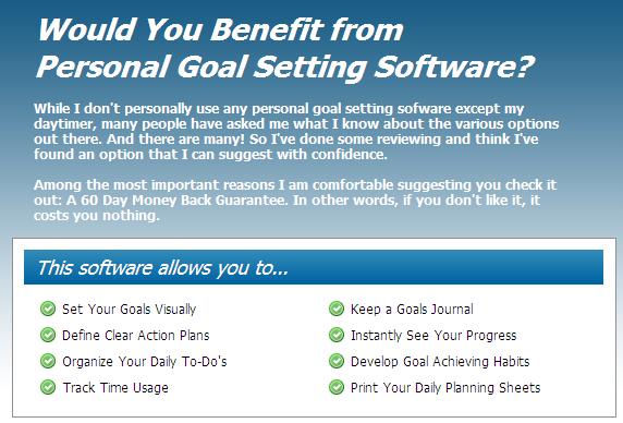 Goal Setting Software