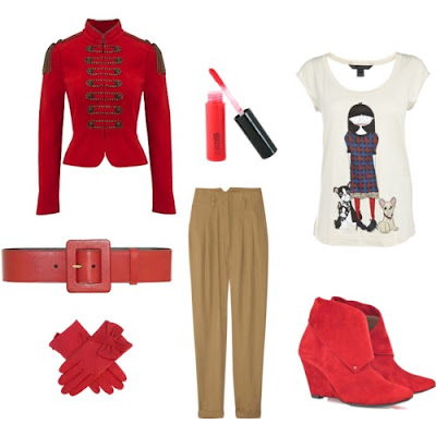 CAMEL+ROJO | Ponte tu Ropa