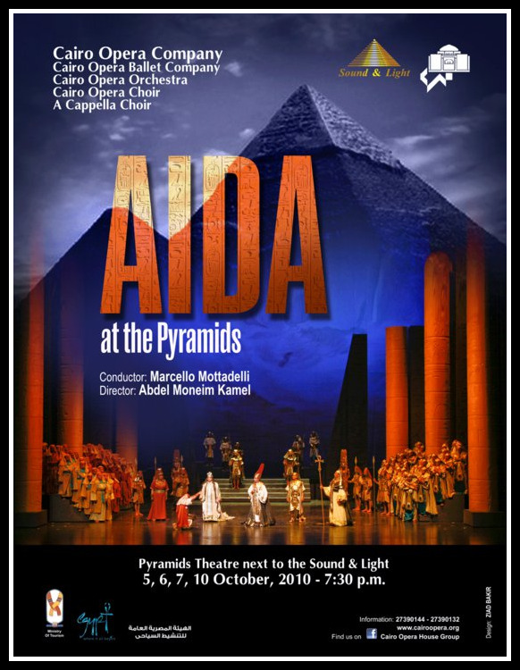 EGIPTO A ROMA: LA OPERA AIDA REGRESARA JUNTO LAS PIRAMIDES