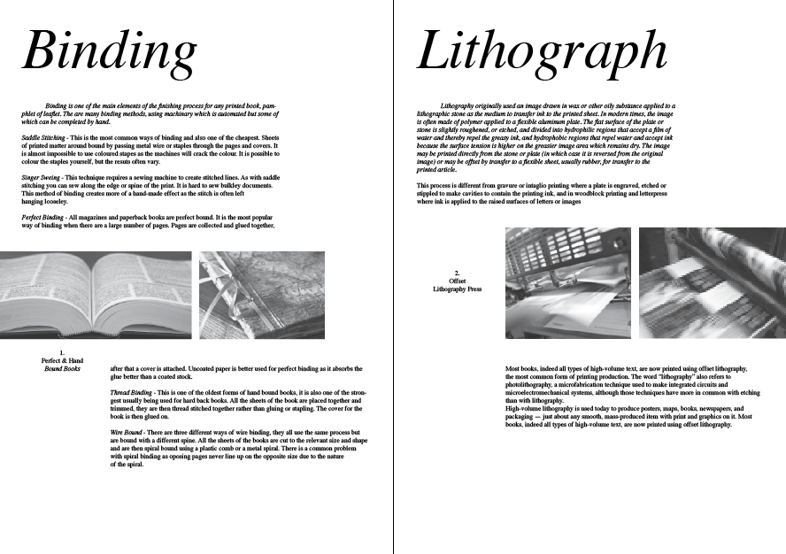 Ollie Shaw - Design Context: Layout Ideas - Context Book