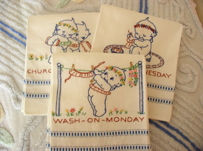 Sweet Cottage Dreams: Vintage Textiles - Display and Repurposing