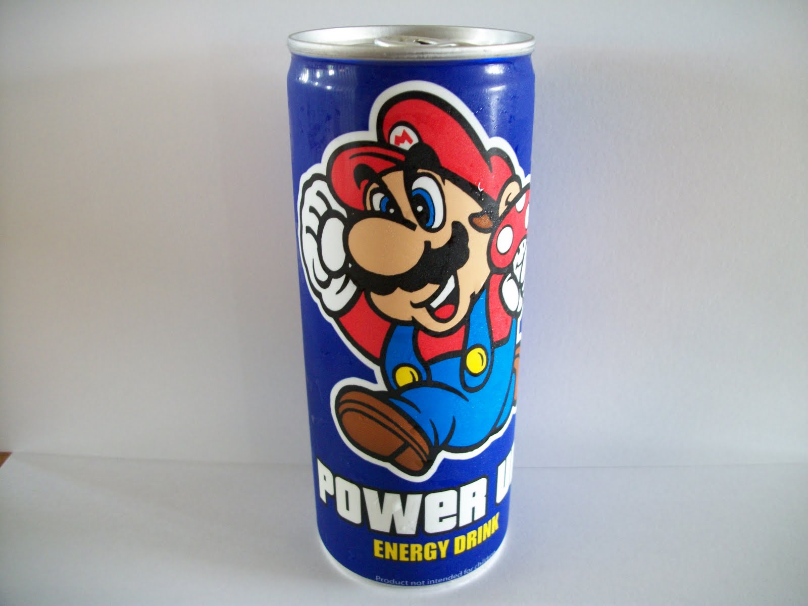 Gammaneko's Reviews: Mario Power Up Energy Drink Review