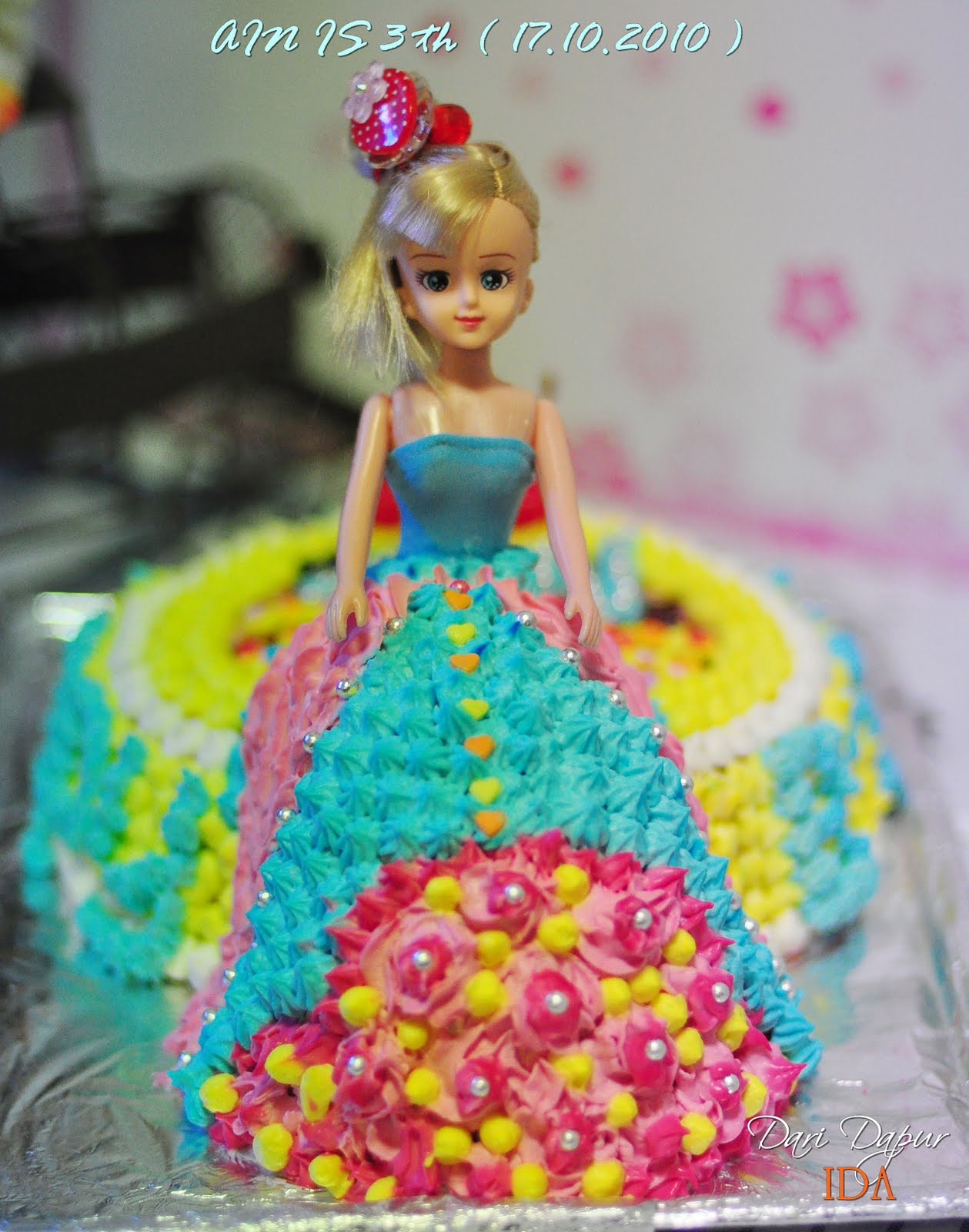 Princess Birthday Cakes......untuk kakak dan adik