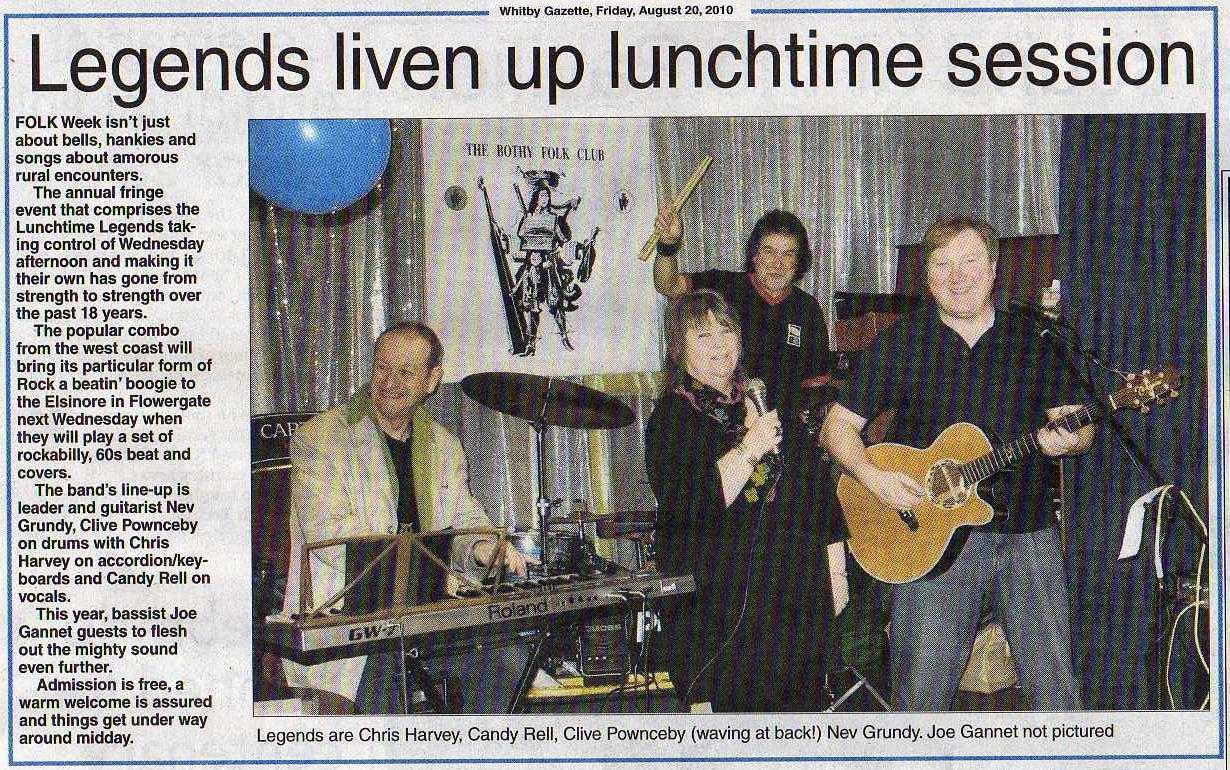 LUNCHTIME LEGENDS: What The Papers Say