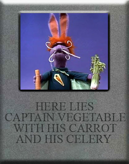 A Man Finally Eats his Veggies: A Meatless Year: R.I.P. Captain Vegetable
