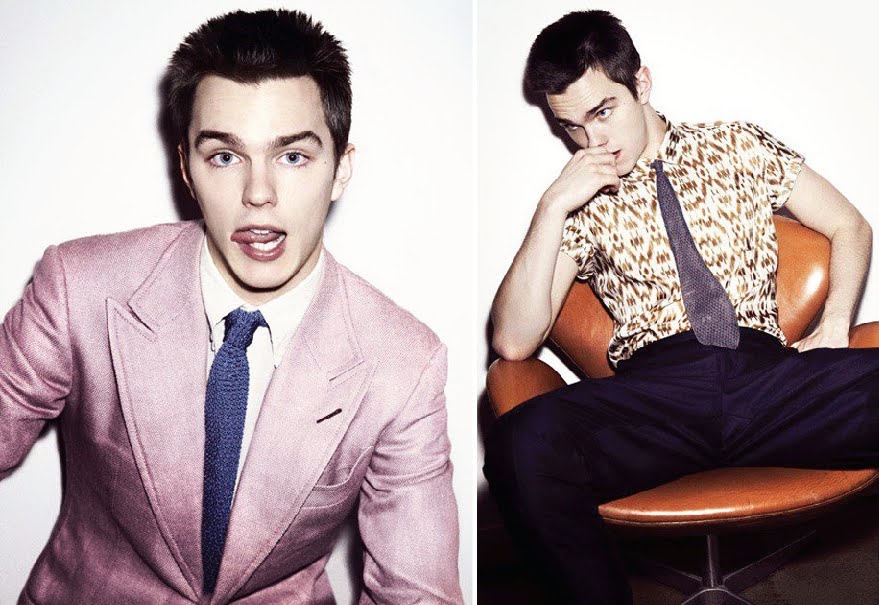 my new plaid pants: Nic Hoult Five Times