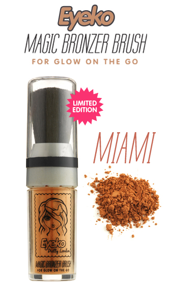 Eyeko Magic Bronzer Brush For Glow on the Go! | Perfectly Polished