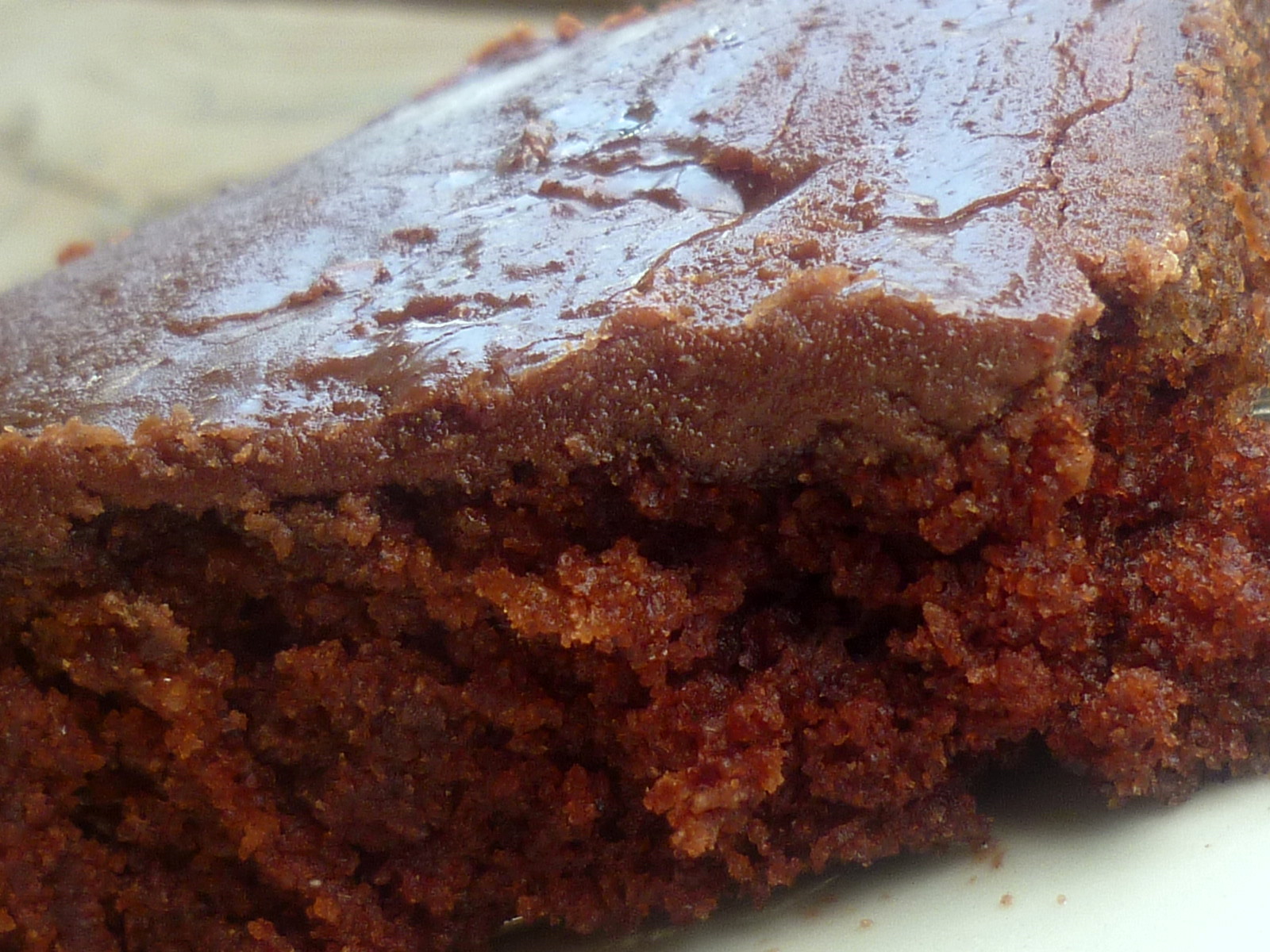 Cheap Chocolate Cake - Sprinkled with Flour