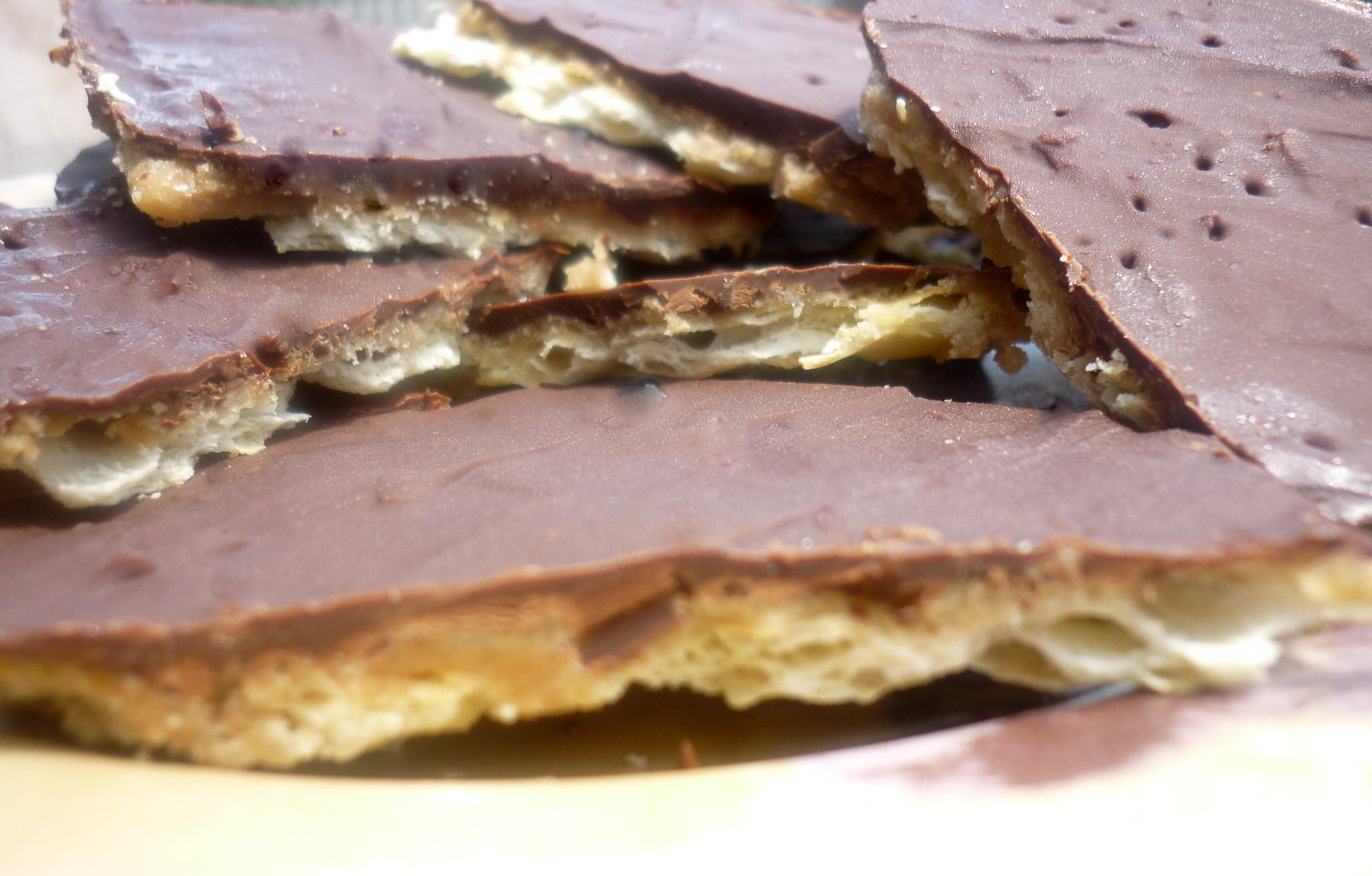 Candied Saltines - Sprinkled with Flour