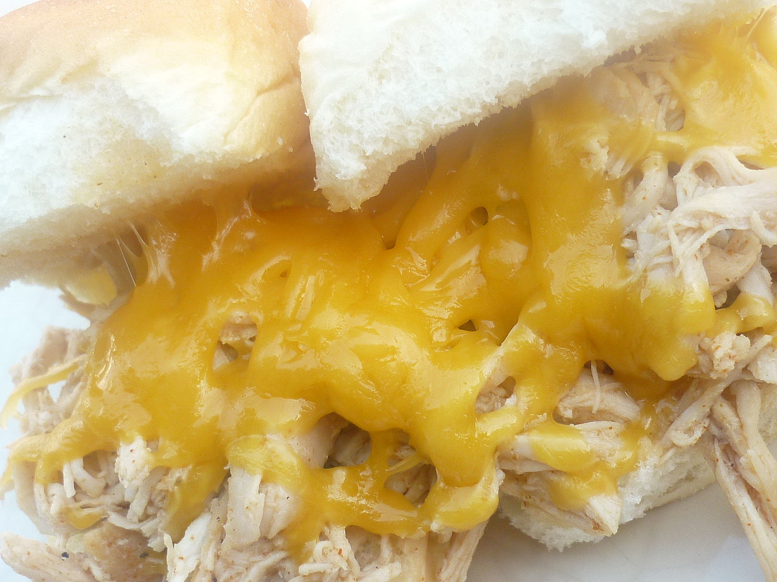 Pulled Chicken Sandwiches - Sprinkled with Flour