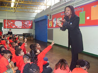 James Powney's Blog: Dawn Butler at Newfield Primary School in Harlesden