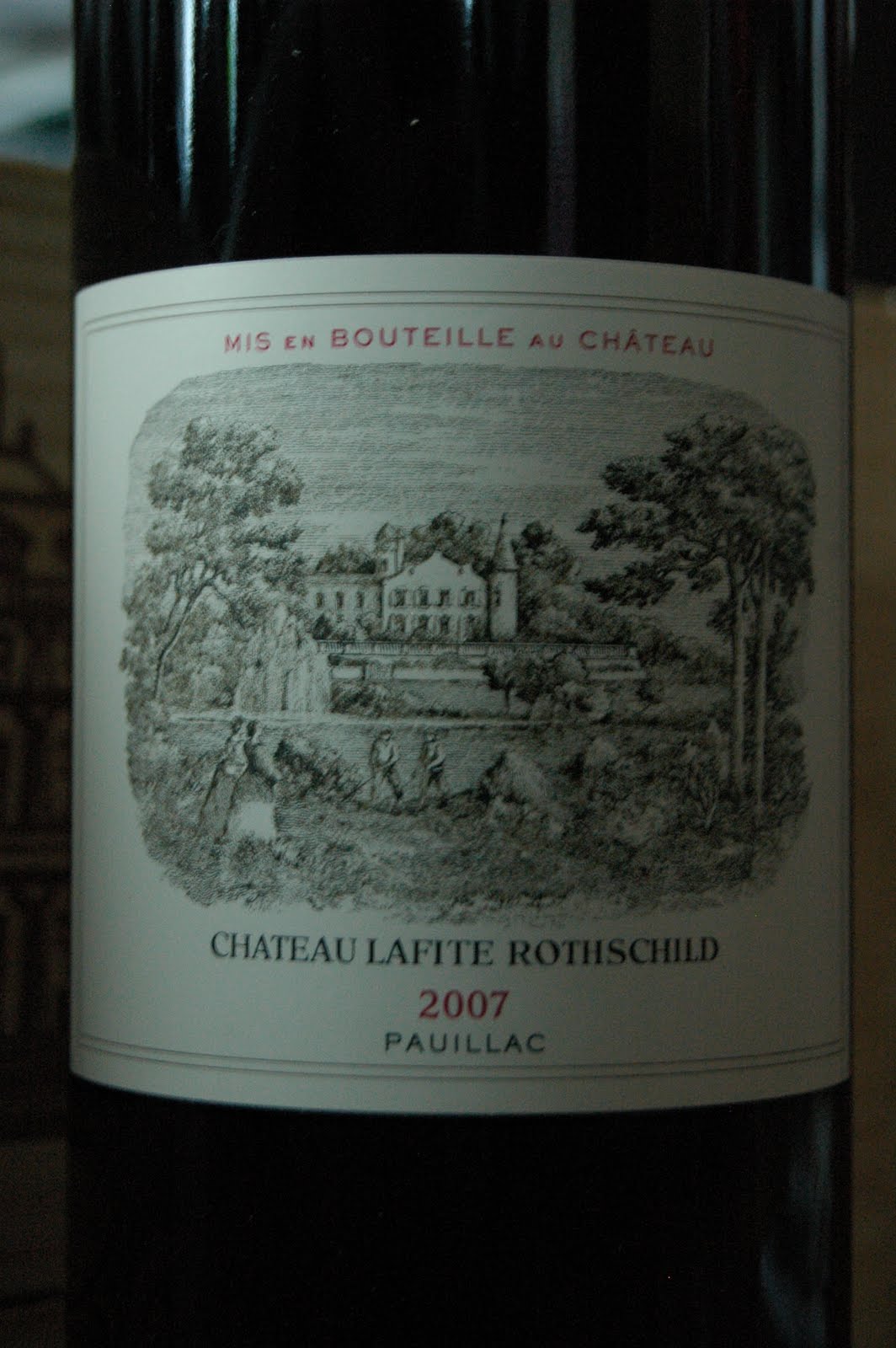 my wines and more: 07 Lafite Rothschild