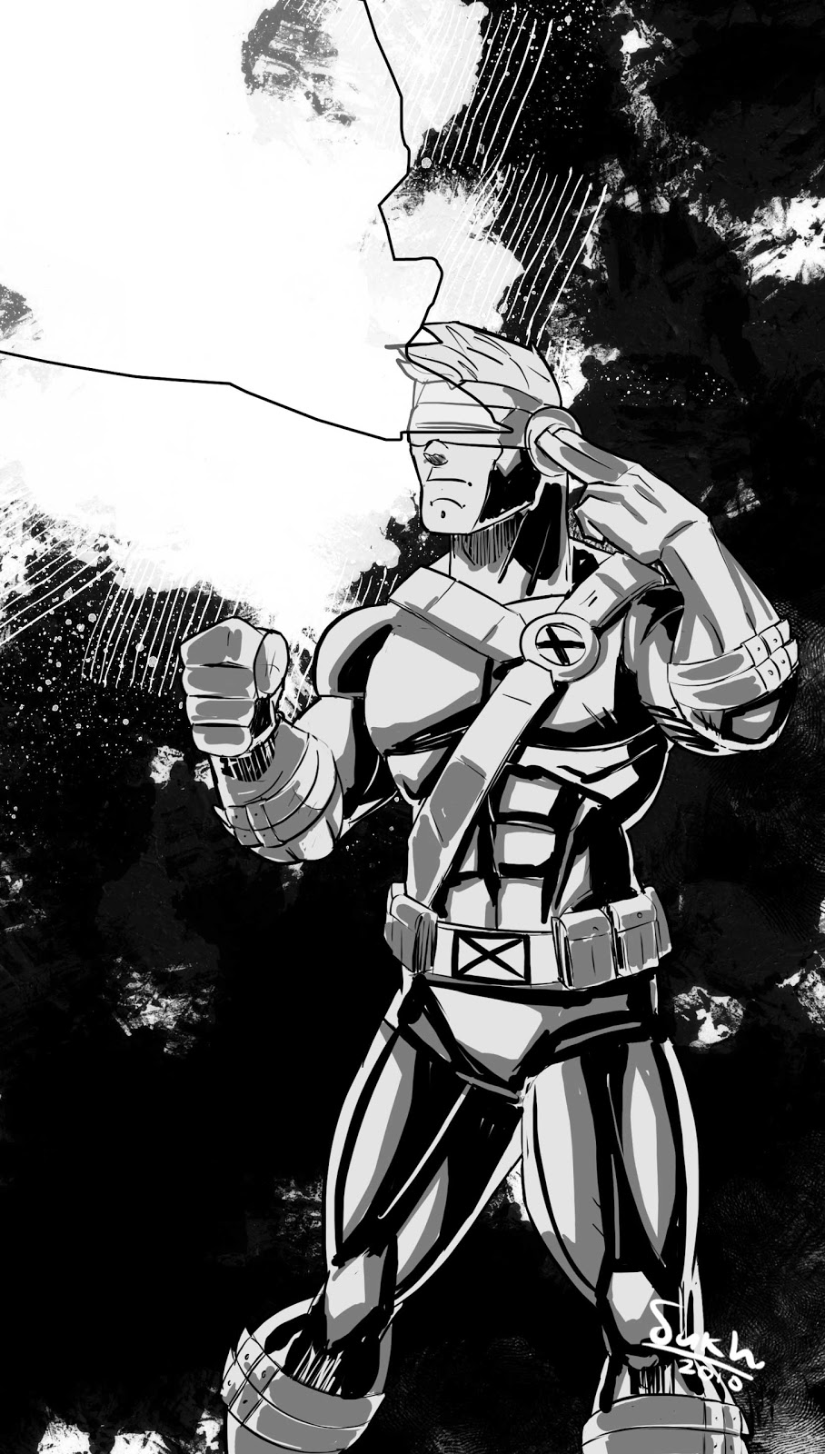 Free Super Hero Line Art For Colouring