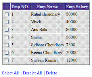 Purvi's Blog: Select And Delete Multiple Rows In Gridview Contro