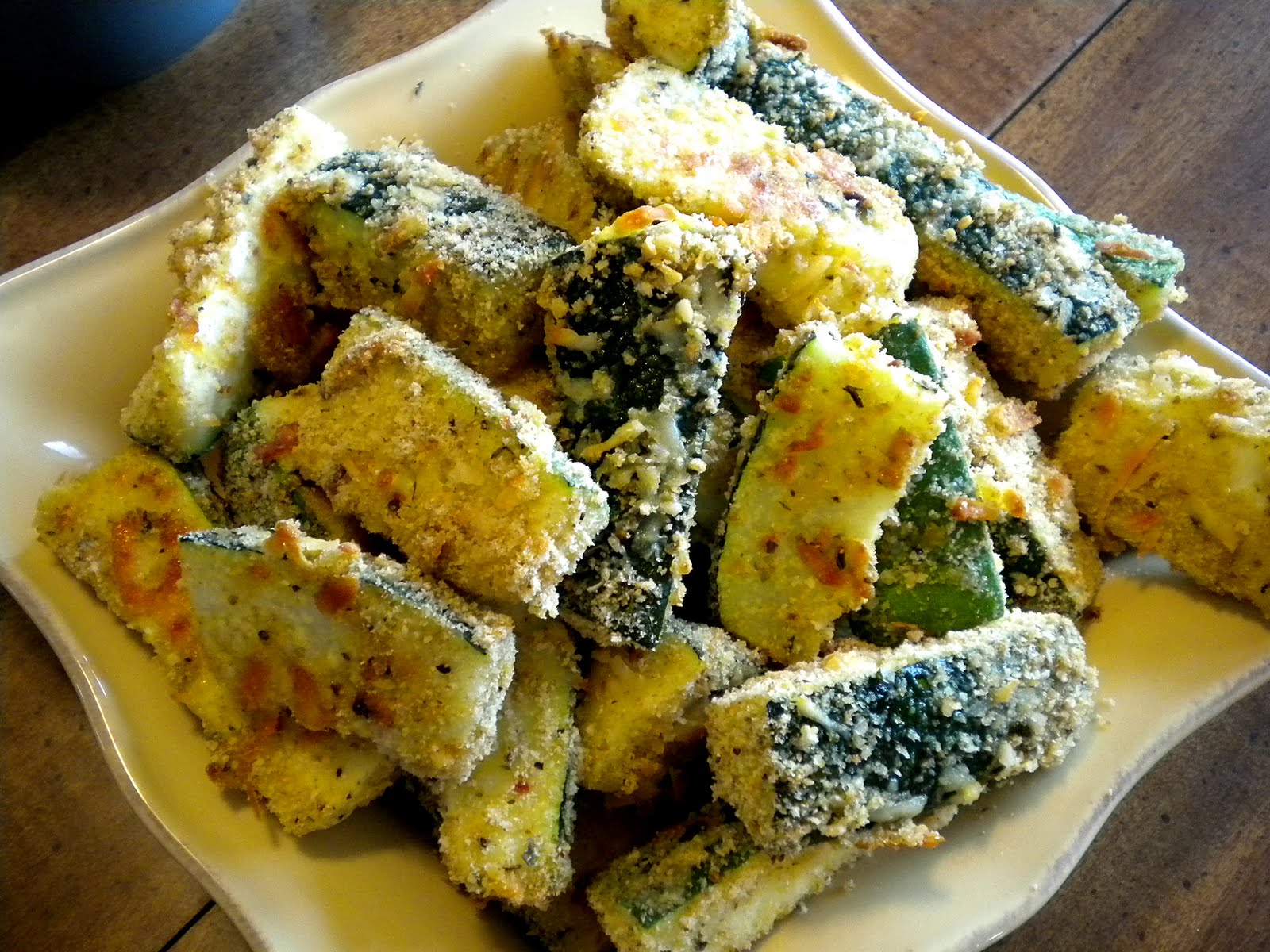 Mom Taught Us...: Oven Fried Zucchini Fries.